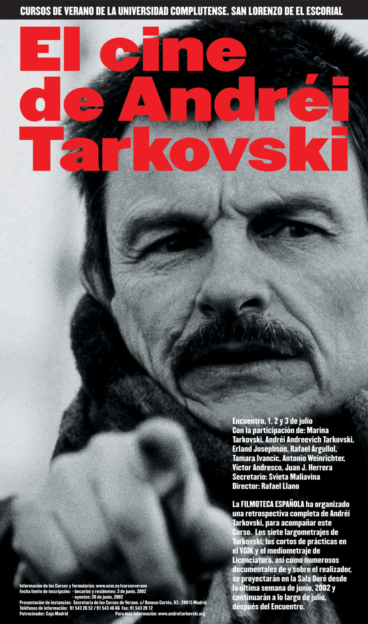 El cine de Andrei Tarkovski. Cursos de verano de la Universidad ...